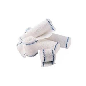 Bande de soins coton, bande de fixation crêpe 10cmx4m