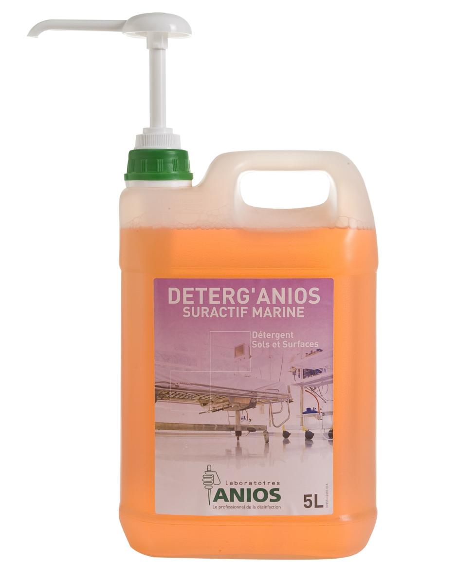 Nettoyant sols & surfaces Deterg'Anios Suractif Marine 5L